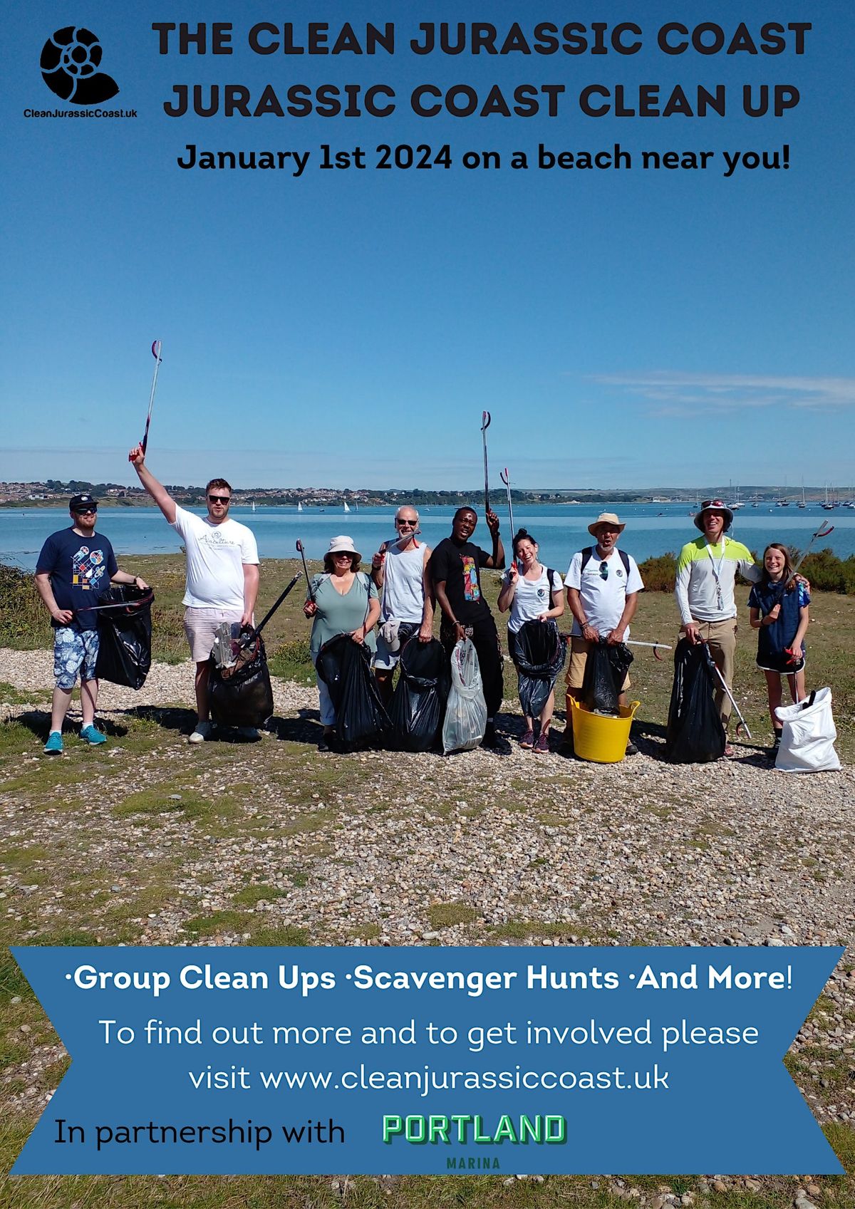 Jurassic Coast Clean Up - Chesil Beach, Quiddles Cafe, Chiswell, 1 ...