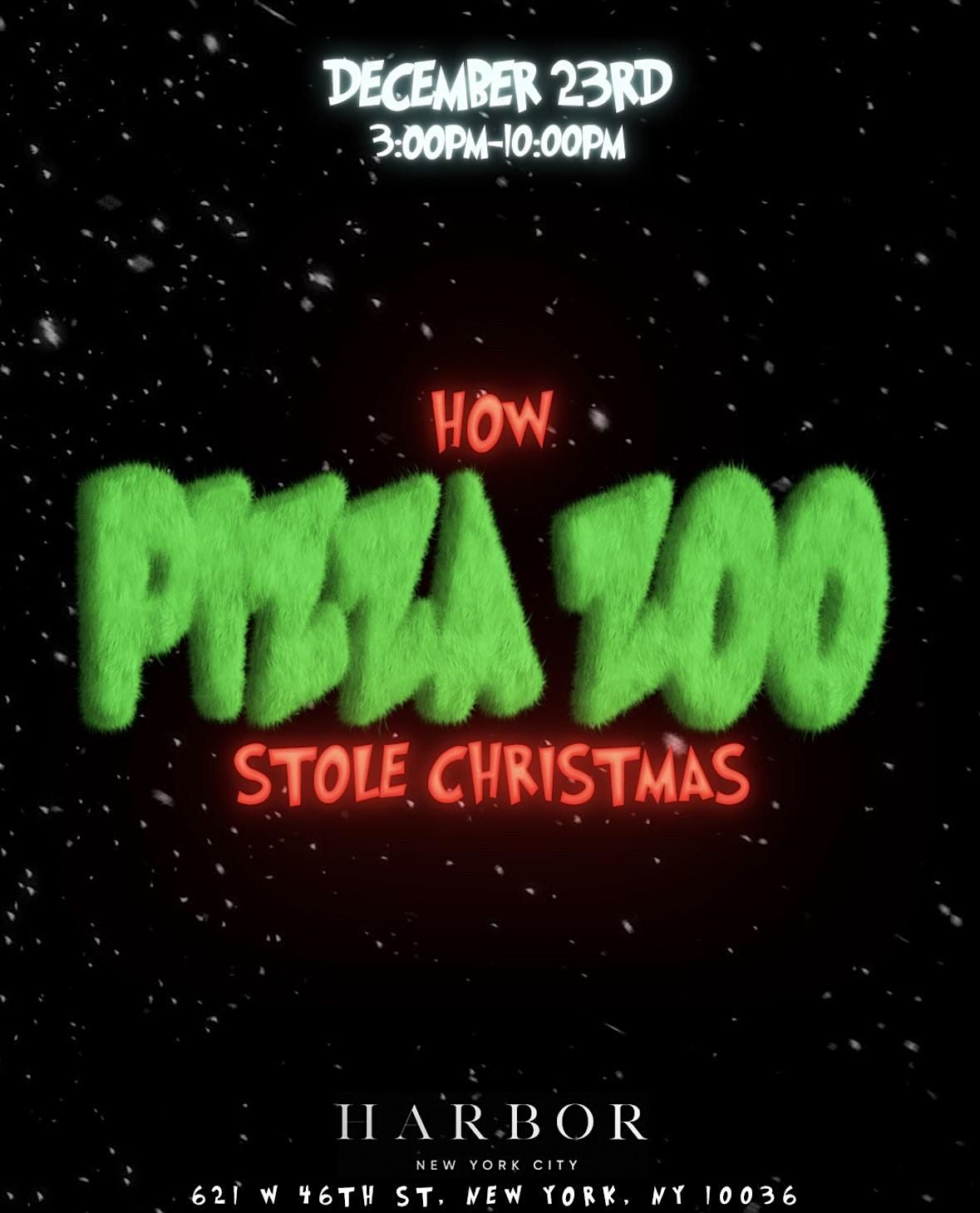 The Pizza Zoo That Stole Christmas, Harbor NYC Rooftop, New York, 23 ...
