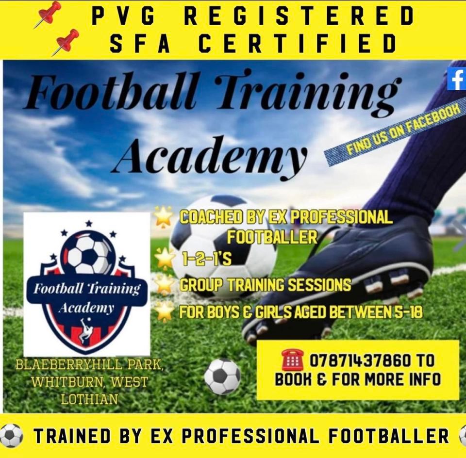 Football Training Academy , West Lothian and surrounding areas, 16 ...
