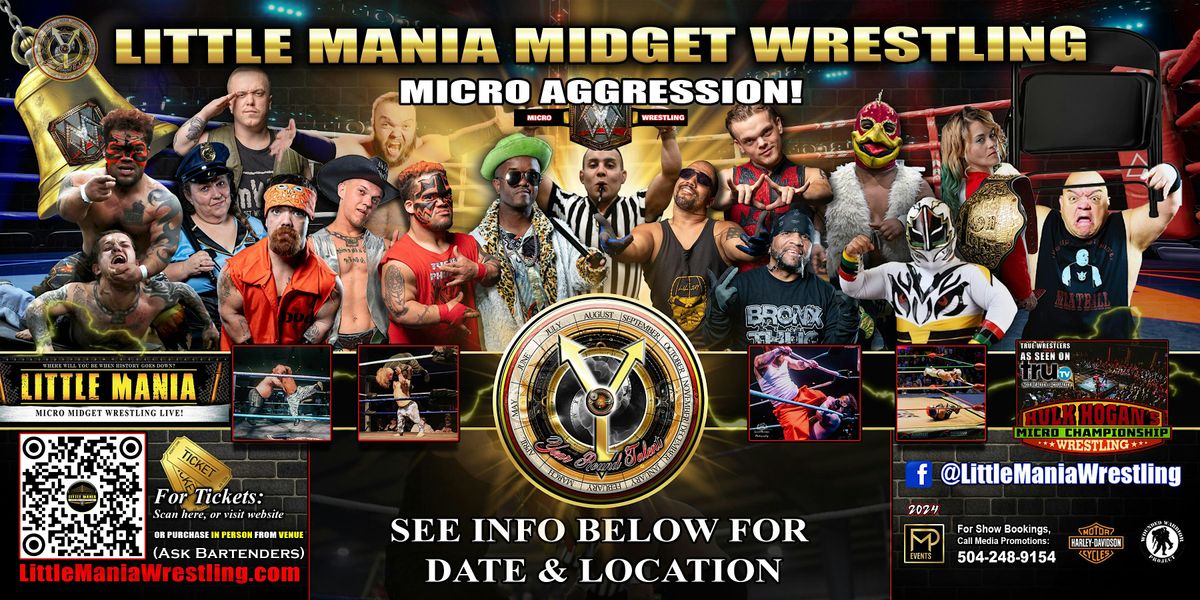 Modesto, CA - Little Mania Midget Wrestling @ La Ceiba, Mariscos La ...