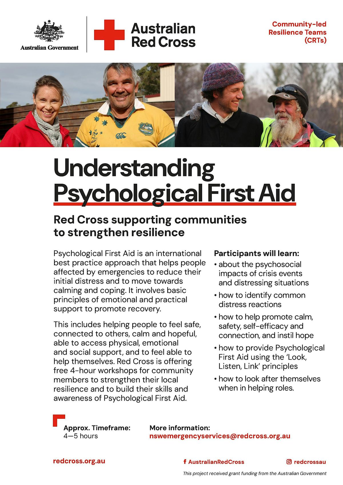 Understanding Psychological First Aid - Kyogle Shire, Kyogle Memorial ...
