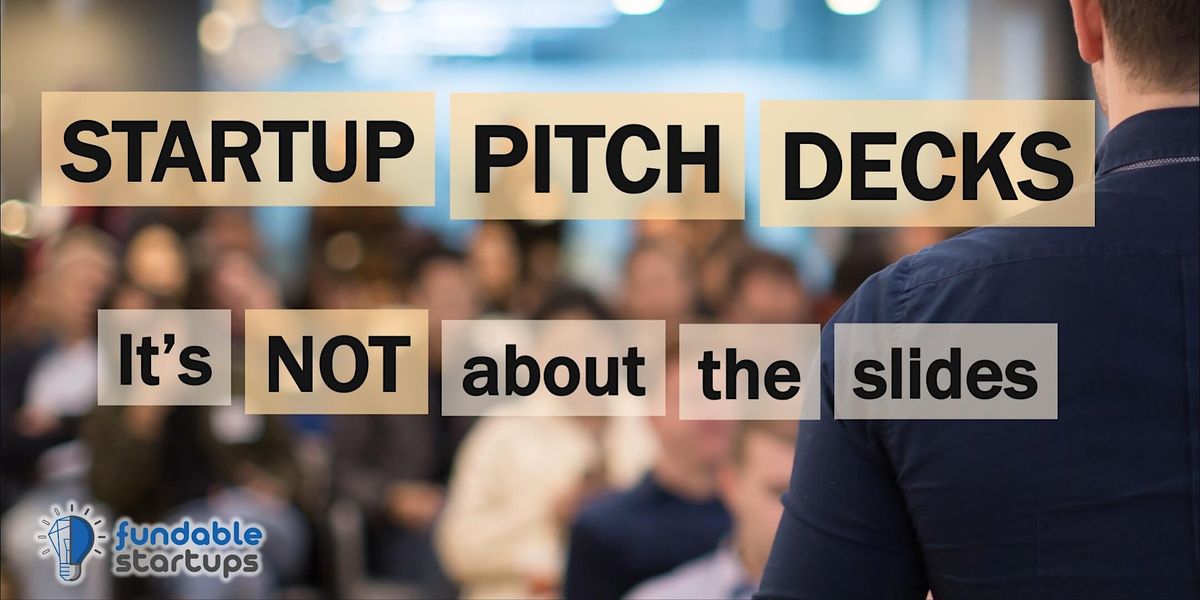 Why Most Startup Pitches Fail & How to Fix Them, November 16 2023 ...