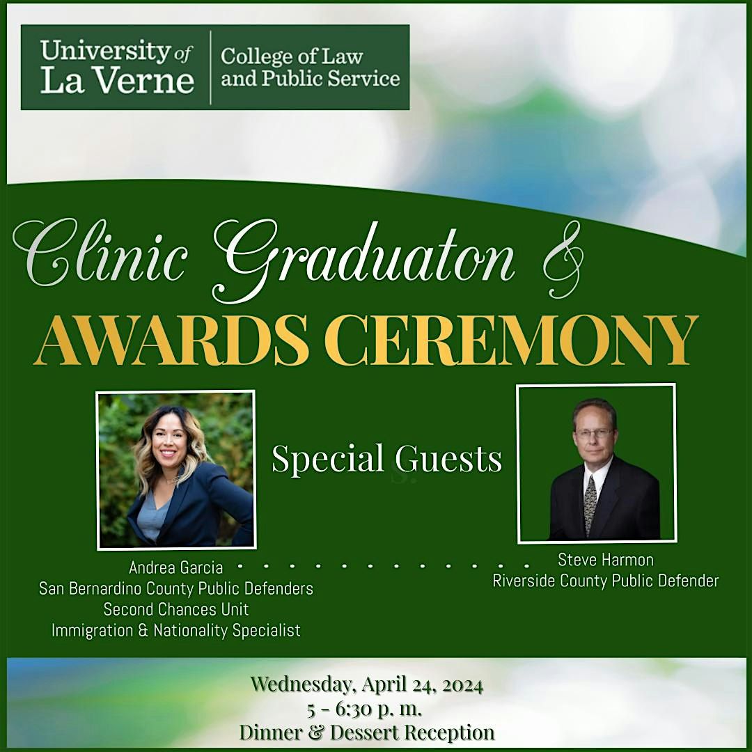 Clinic Graduation & Awards Ceremony, 320 E D St, Ontario, 24 April 2024 ...