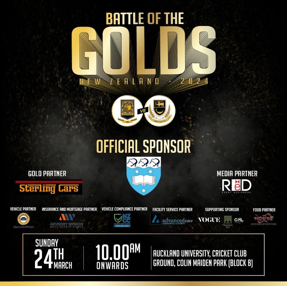 Battle Of The Golds, Colin Maiden Park, Auckland, 24 March 2024 ...