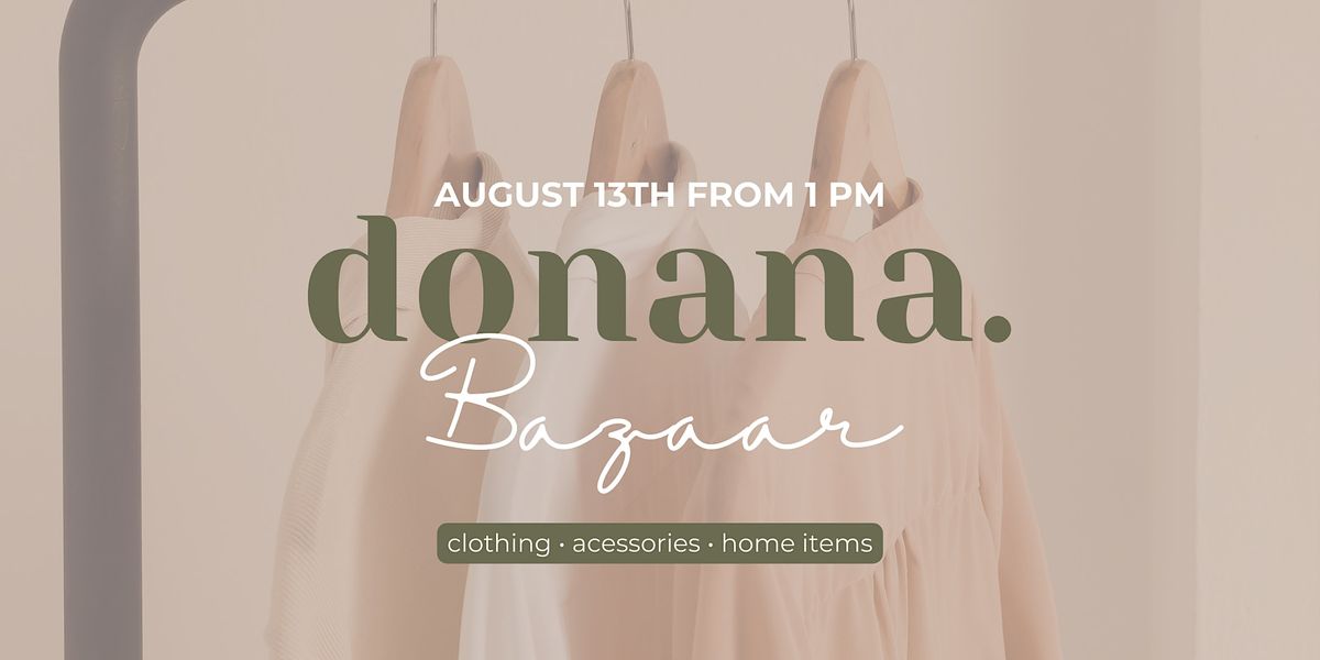 Donana Bazaar, The Bernard Shaw, Dublin, 13 August 2023 | AllEvents.in