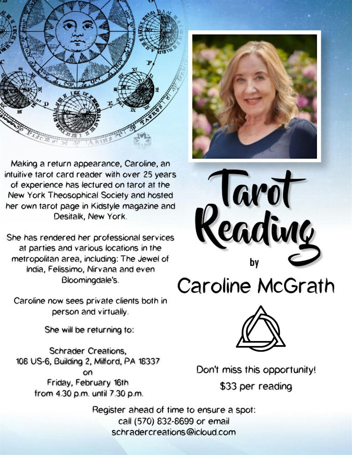 Tarot Card readings with Caroline, Schrader Creations, Milford, 16 ...
