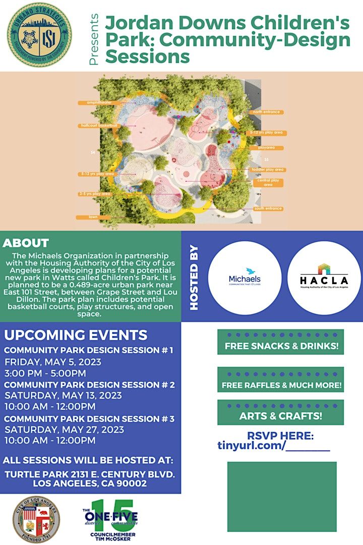 Jordan Downs Childrens Park: Community-Design Sessions, 2131 E Century ...