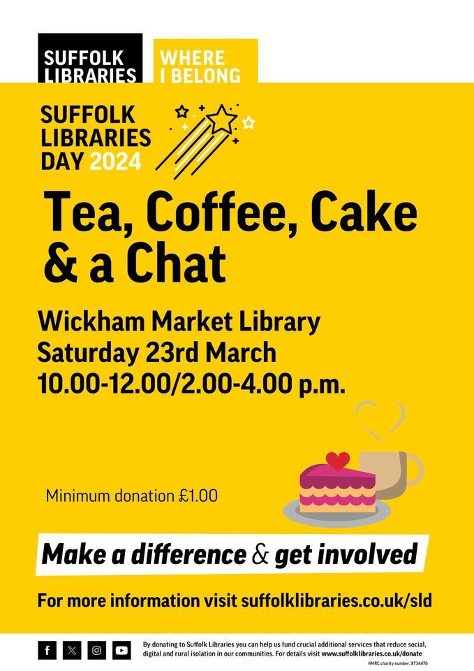 Suffolk Libraries Day 2024, Wickham Market Library, Woodbridge, 23 ...