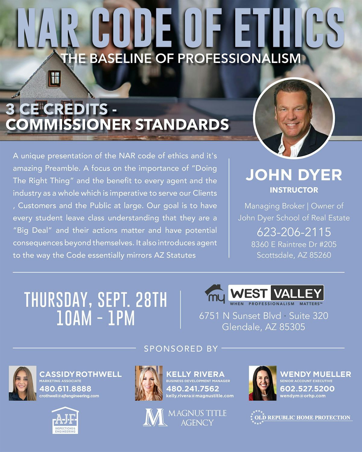 NAR Code of Ethics, My Home Group | West Valley, Glendale, 27 June 2024 ...