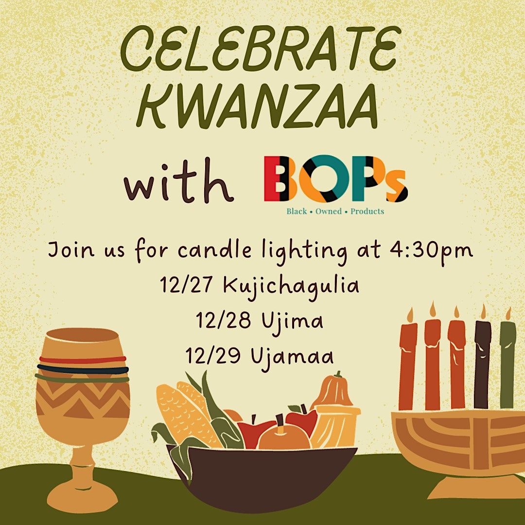 Kwanzaa Candle Lighting with BOPs, 2222 Sumter Street, Columbia, SC ...