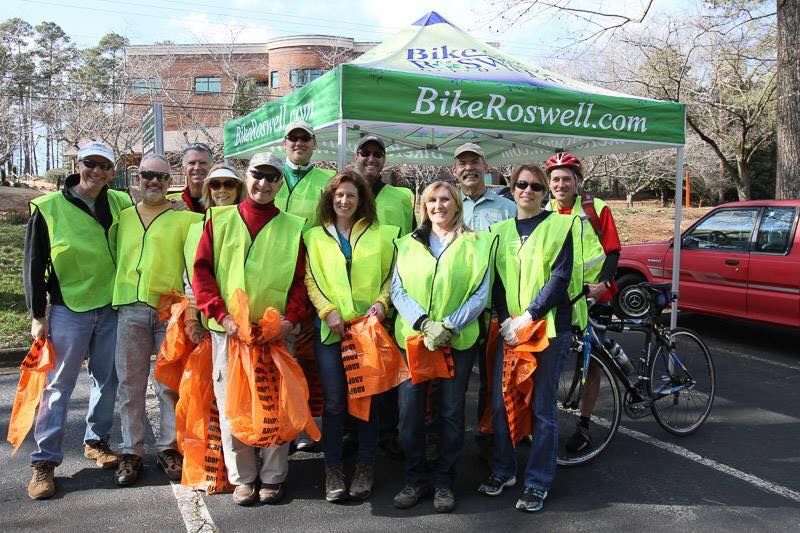Bike Roswell! Adopt a Road Dogwood cleanup, 9755 Dogwood Rd, Roswell, GA 30075-4662, United ...