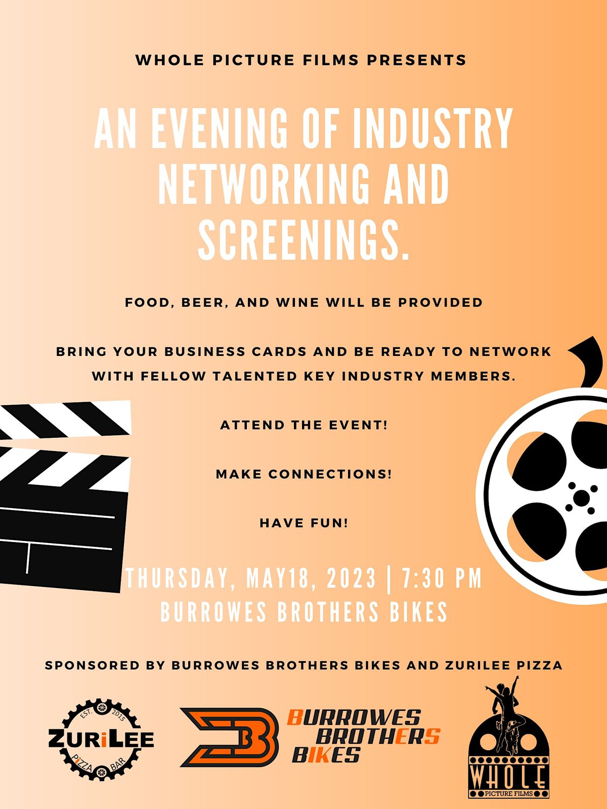 Film Industry Networking and Screenings, Burrowes Brothers Bikes ...