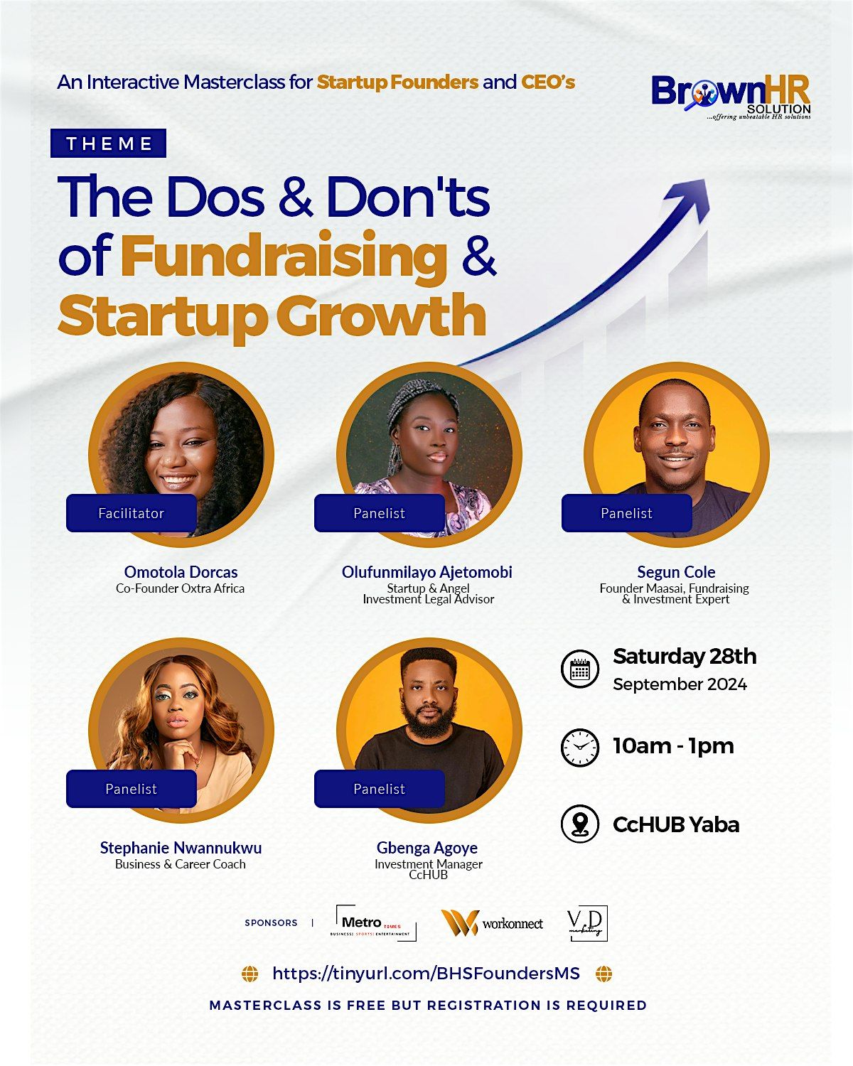 BHS Masterclass for Startup Founders, CcHUB, Lagos, 28 September 2024 ...