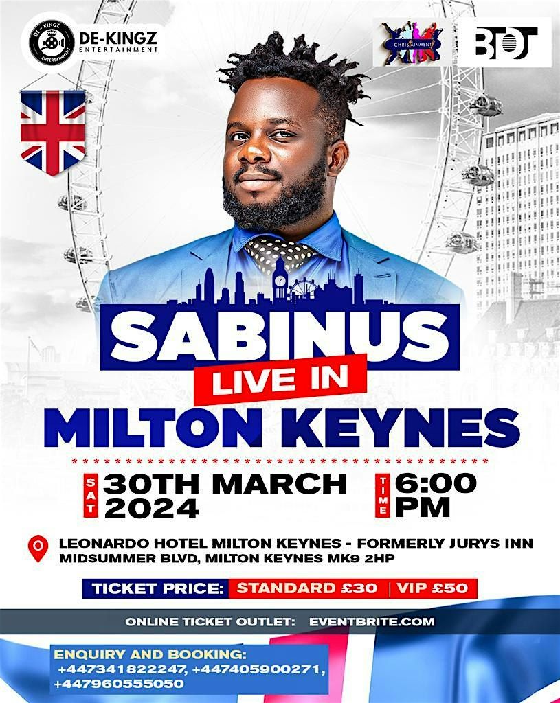 Sabinus live in Milton Keynes, Leonardo Hotel Milton Keynes - Formerly ...