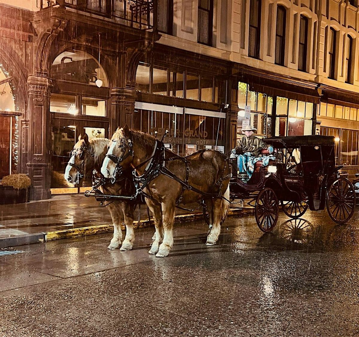 Vis-à-Vis Carriage Rides, Geiser Grand, BAKER CITY, OREGON, 24 February ...