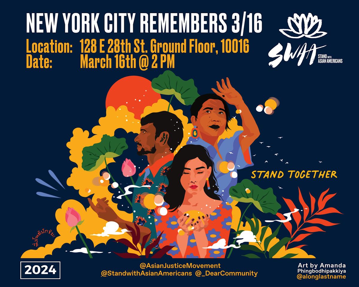 Stand Together (New York): Commemoration of March 16, between Park and ...