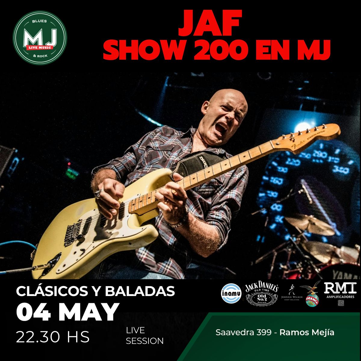 JAF en Mr Jones, Mr Jones Blues Pub, Ramos Mejía, 4 May to 5 May | AllEvents.in