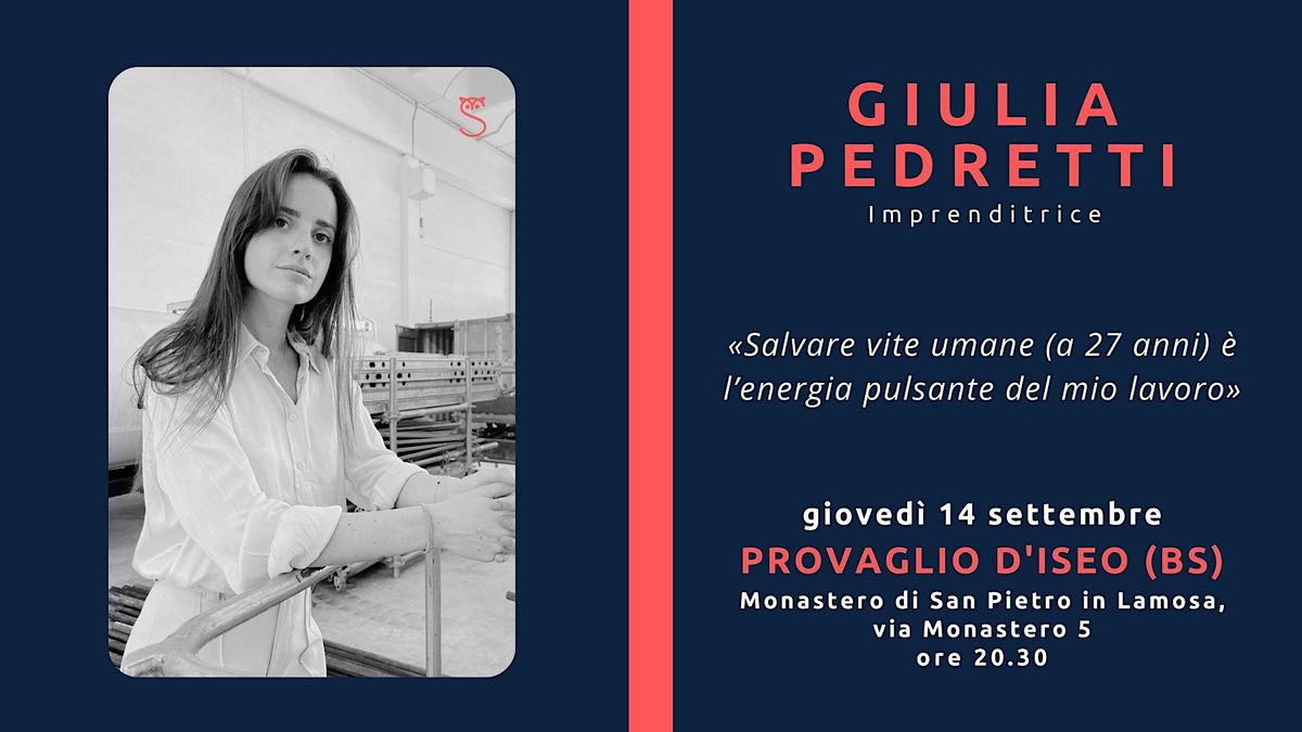 GIULIA PEDRETTI a SAPIENS FESTIVAL, Provaglio d'Iseo, 14 September 2023 ...