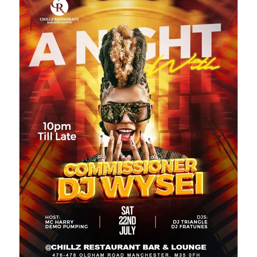 A Night with Commissional, Chillz Restaurant Bar And Lounge, Oldham, 22 ...