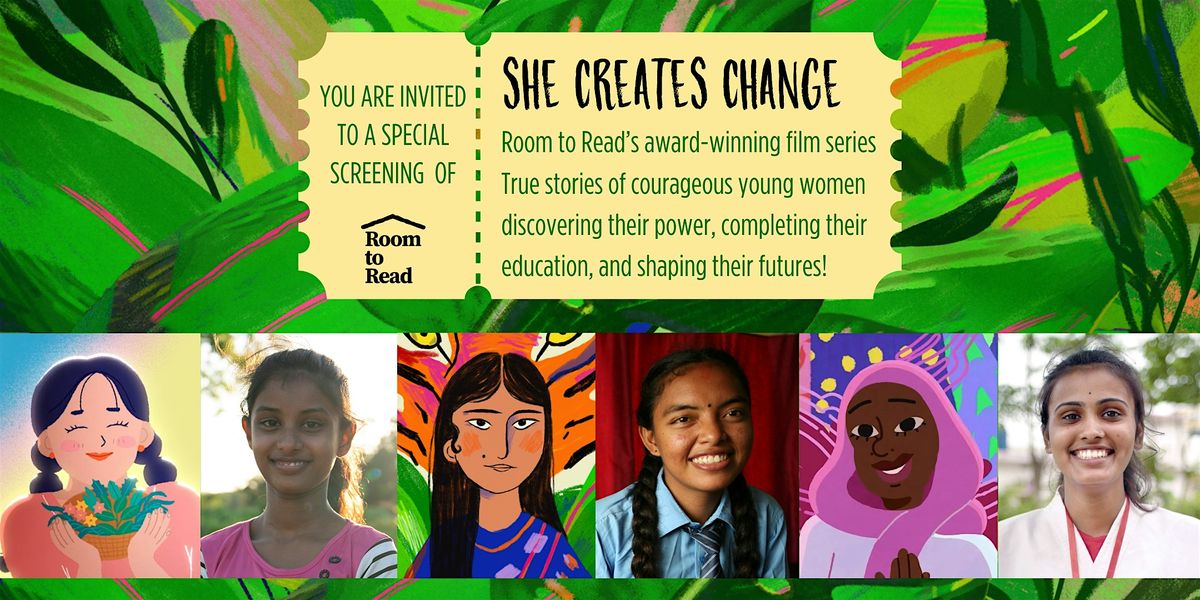 She Creates Change: Community Film Screening, 99 Leland Avenue, San ...