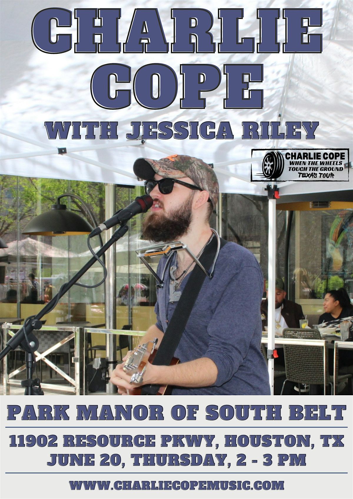 Charlie Cope Live With Jessica Riley on Mandolin @ Park Manor of South ...