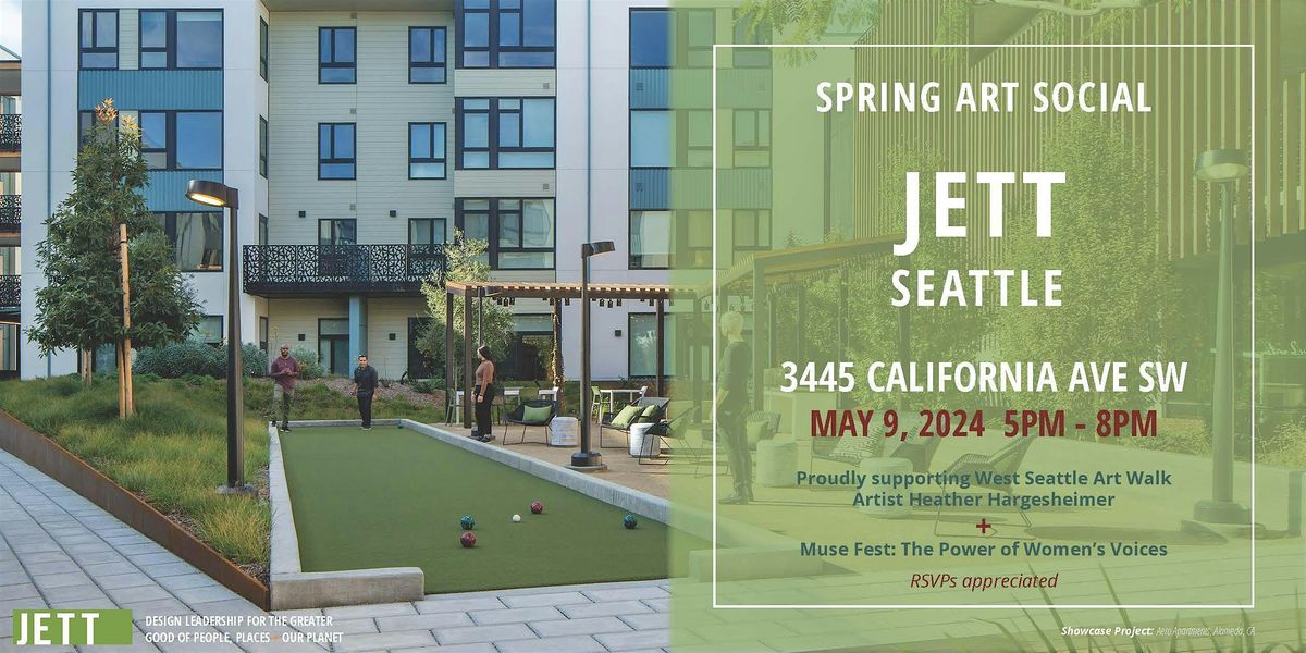 JETTs Spring Art Social, JETT Landscape Architecture + Design, Seattle ...