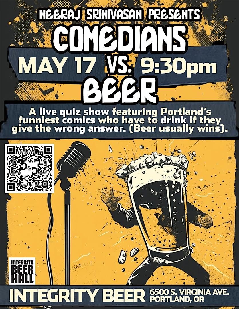 Friday Night Comedy at Integrity: Comedians vs. Beer, Integrity Beer Co ...