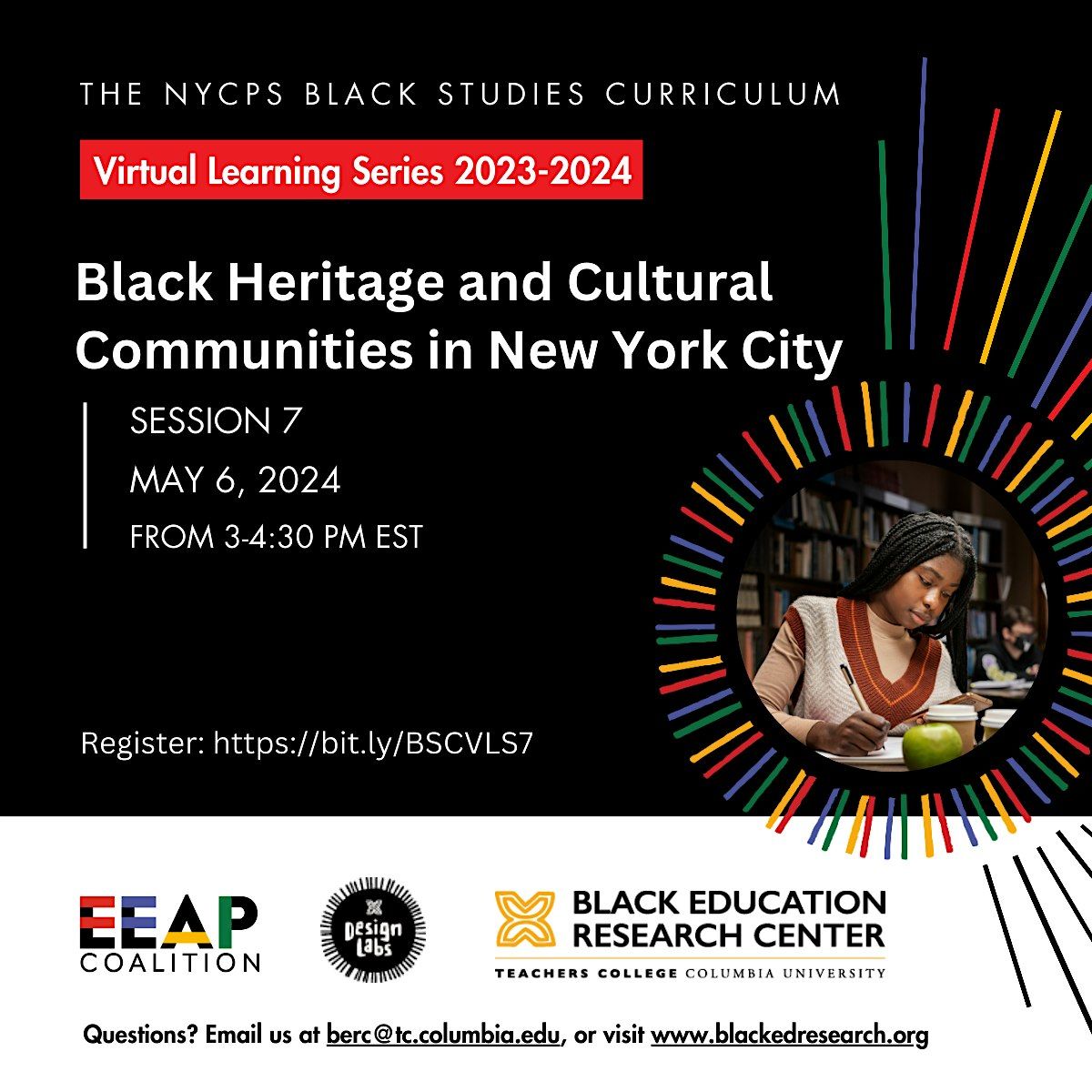 Virtual Learning Series #7: Black Heritage and Cultural Communities in NYC, May 6 2024 | Online ...
