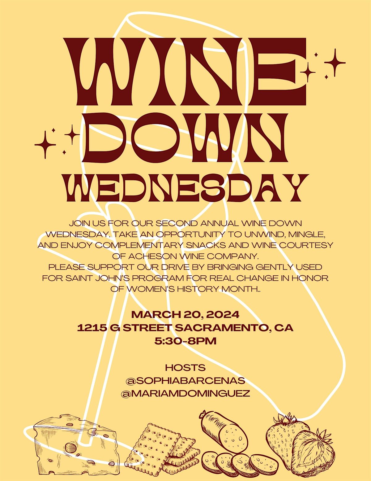 WINE DOWN WEDNESDAY, 1215 G St, Sacramento, 20 March 2024 | AllEvents