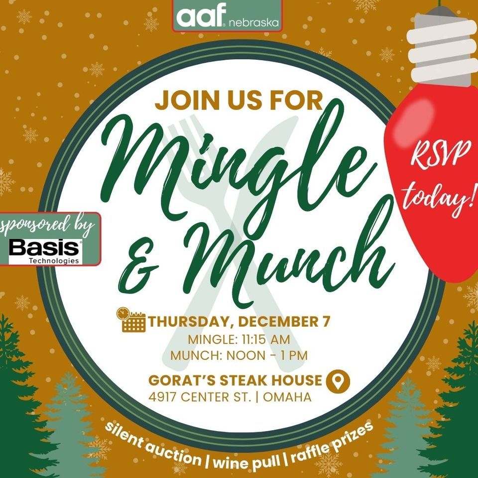 Mingle & Munch Holiday Party & Silent Auction, Gorat's Steak House ...