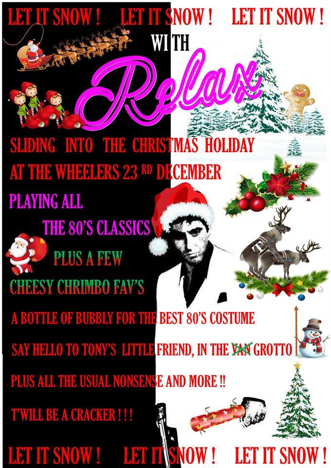 Relax, sliding into the Christmas Holiday at the wheelers, Torpoint ...