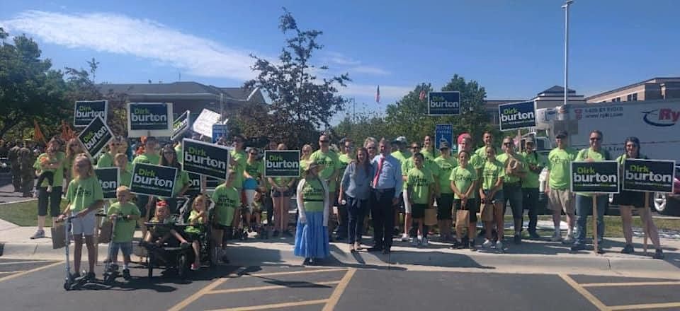 Dirk Burton at the West Jordan Western Stampede Parade, West Jordan ...