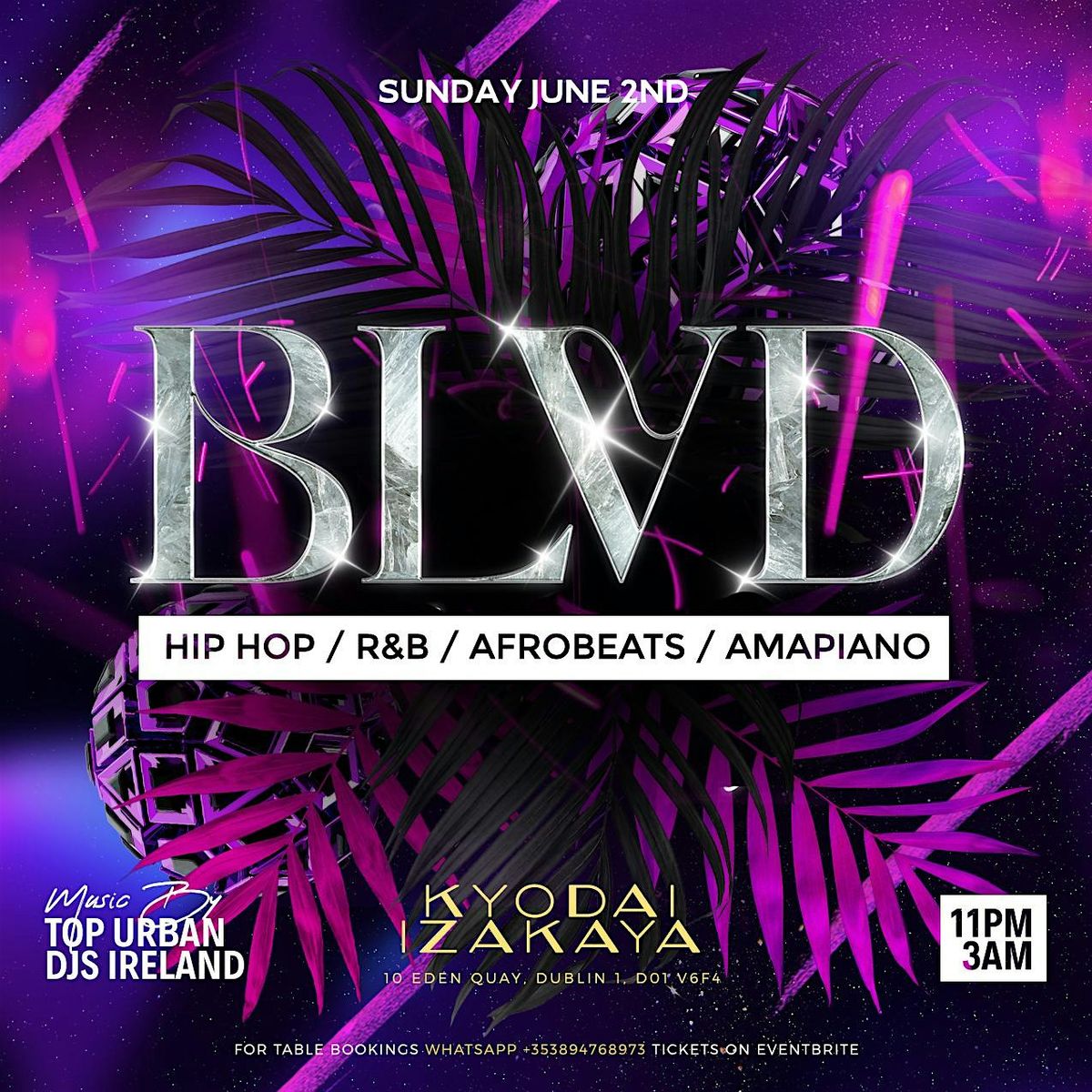 BLVD: Hip-Hop - RnB - Afrobeats Party [Sun 2nd June], So Below Club ...