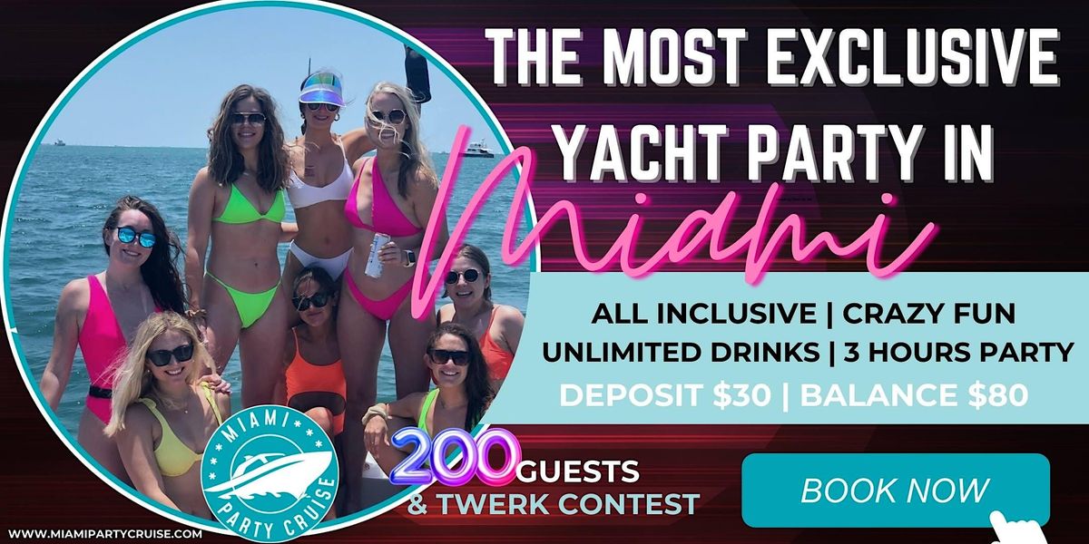 2023 Spring Break Miami YACHT PARTY, 401 Biscayne Blvd, Miami, 14 April 2023 | AllEvents.in