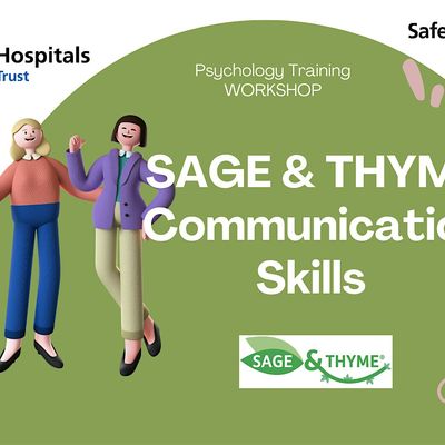 Sage and Thyme Communications Skills, STRIVE Academic Centre (Room 9 ...