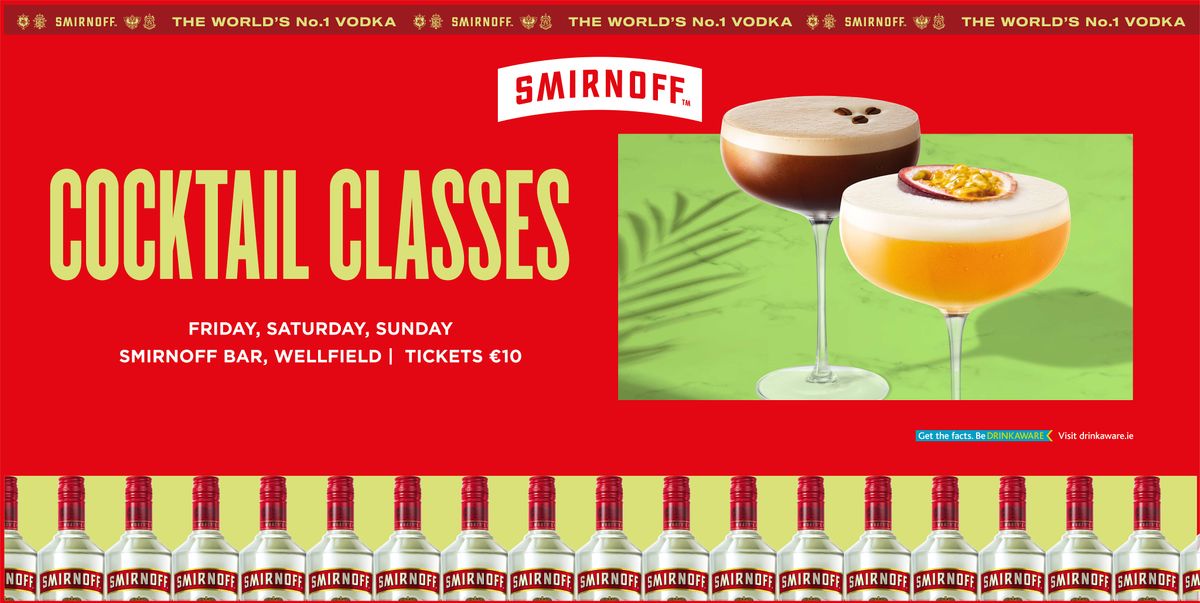 Smirnoff Cocktail Classes: All Together Now, Smirnoff Bar, Wellfield ...