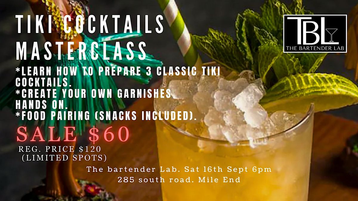 TIKI COCKTAILS MASTERCLASS BY "THE BARTENDER LAB" 2nd Edition, 285 ...