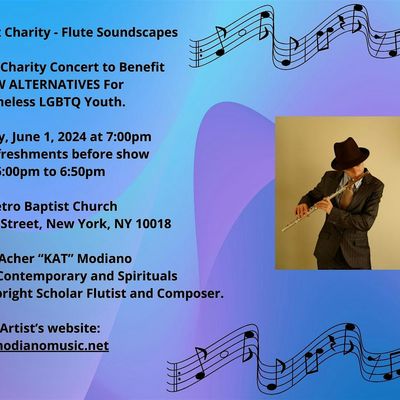 Solo Flute Charity Concert to Benefit NEW ALTERNATIVES For Homeless ...