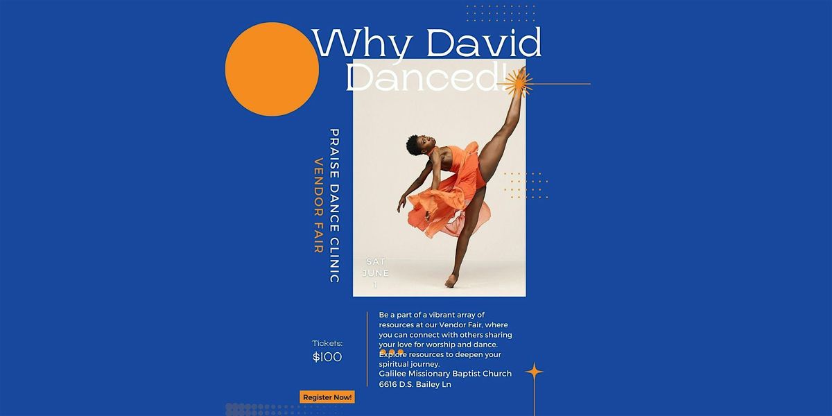 Why David Danced! Vendor Fair, 6616 D S Bailey Ln, Houston, 1 June 2024 ...