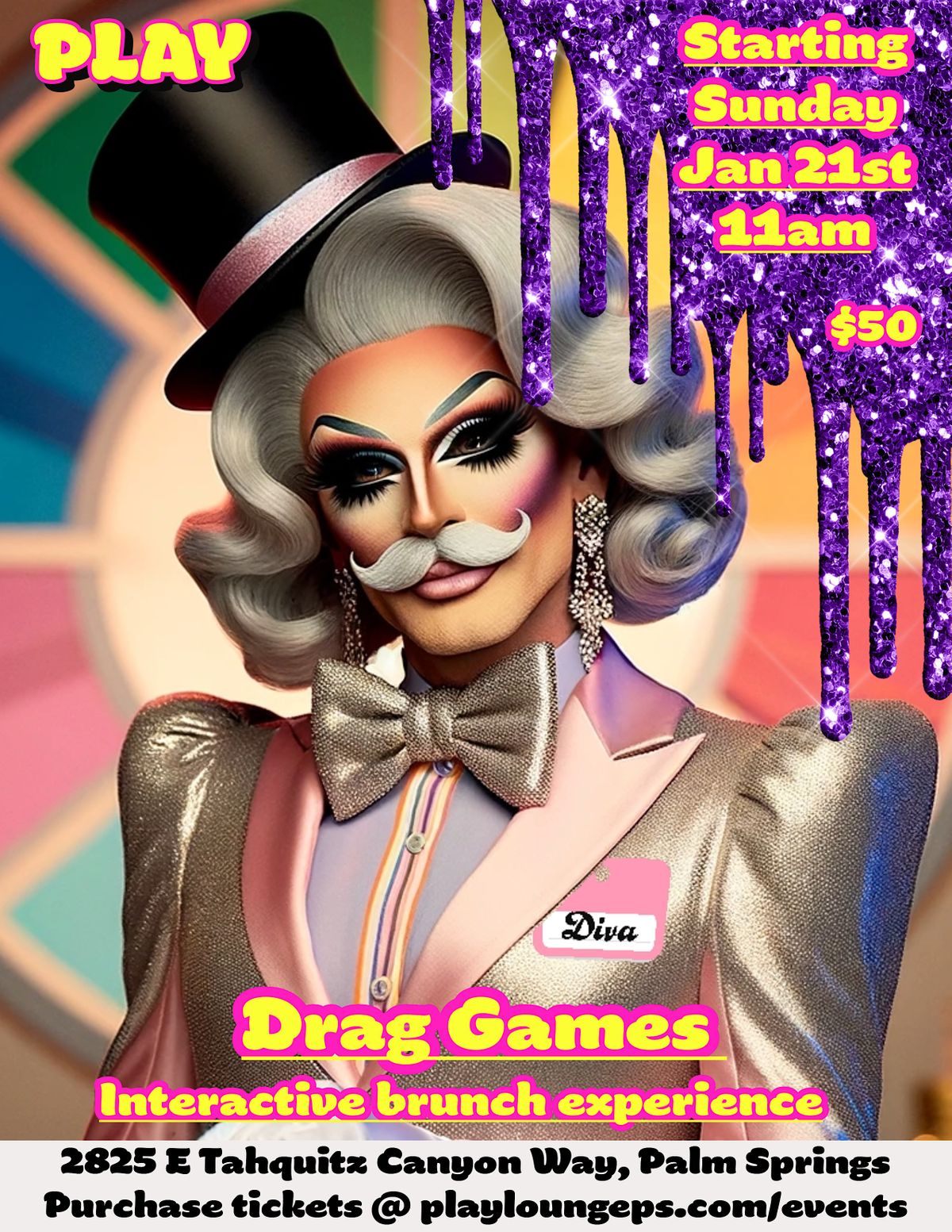 Drag Games Interactive Brunch, Play Lounge & Cafe, East Tahquitz Canyon ...