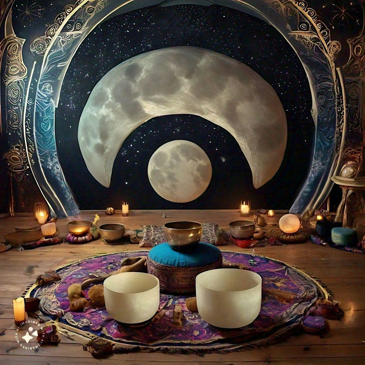 New Moon Sound Bath Ceremony, Hamsa Vibes - Mind & Body Wellness ...