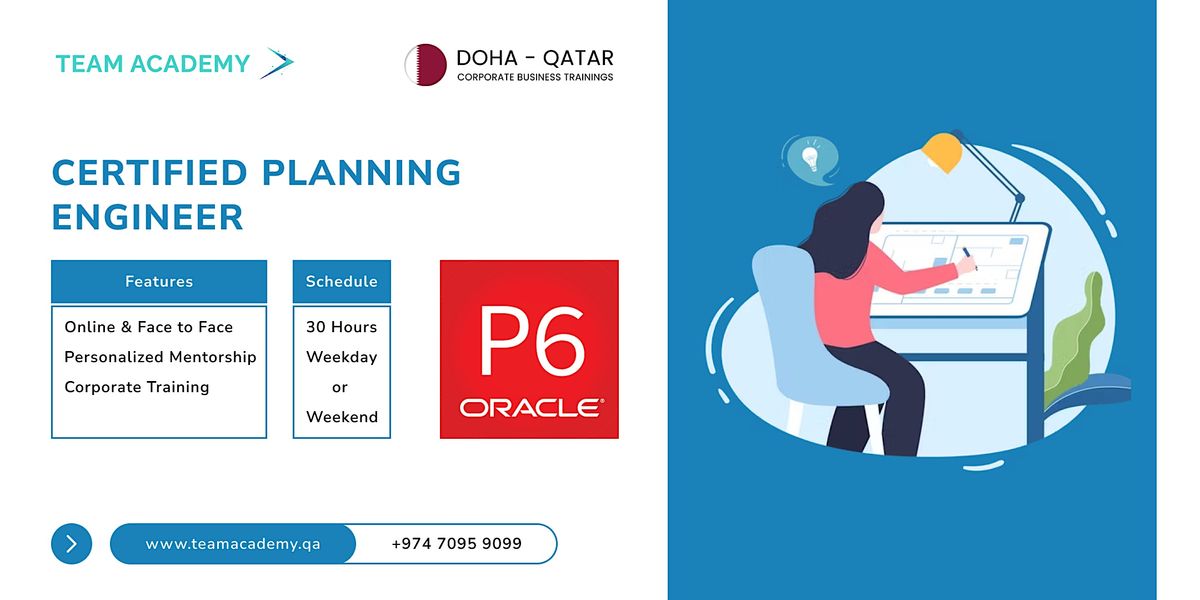 Certified Planning Engineer with Primavera P6, Regus Building, Doha, 4 ...