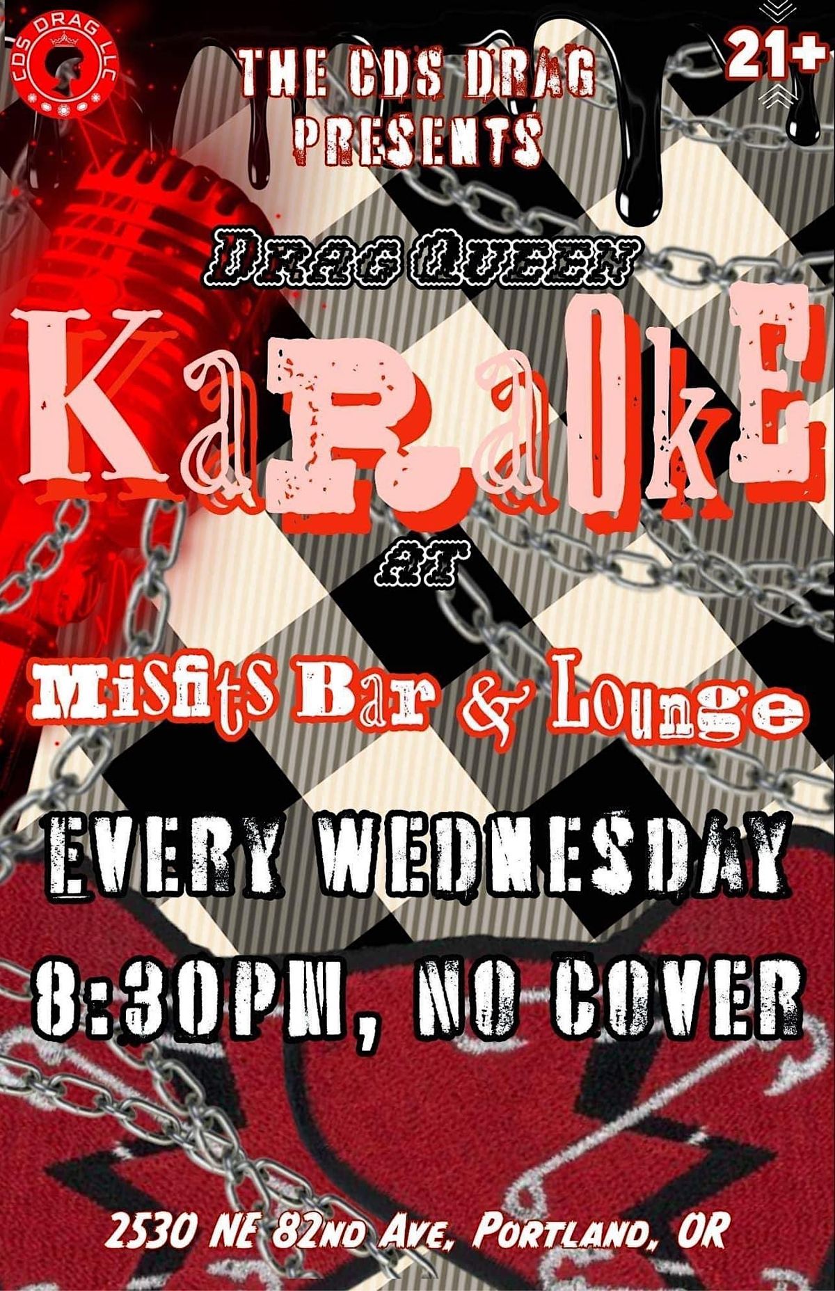 DRAG QUEEN KARAOKE at MISFITS BAR + LOUNGE, Misfits Bar + Lounge ...