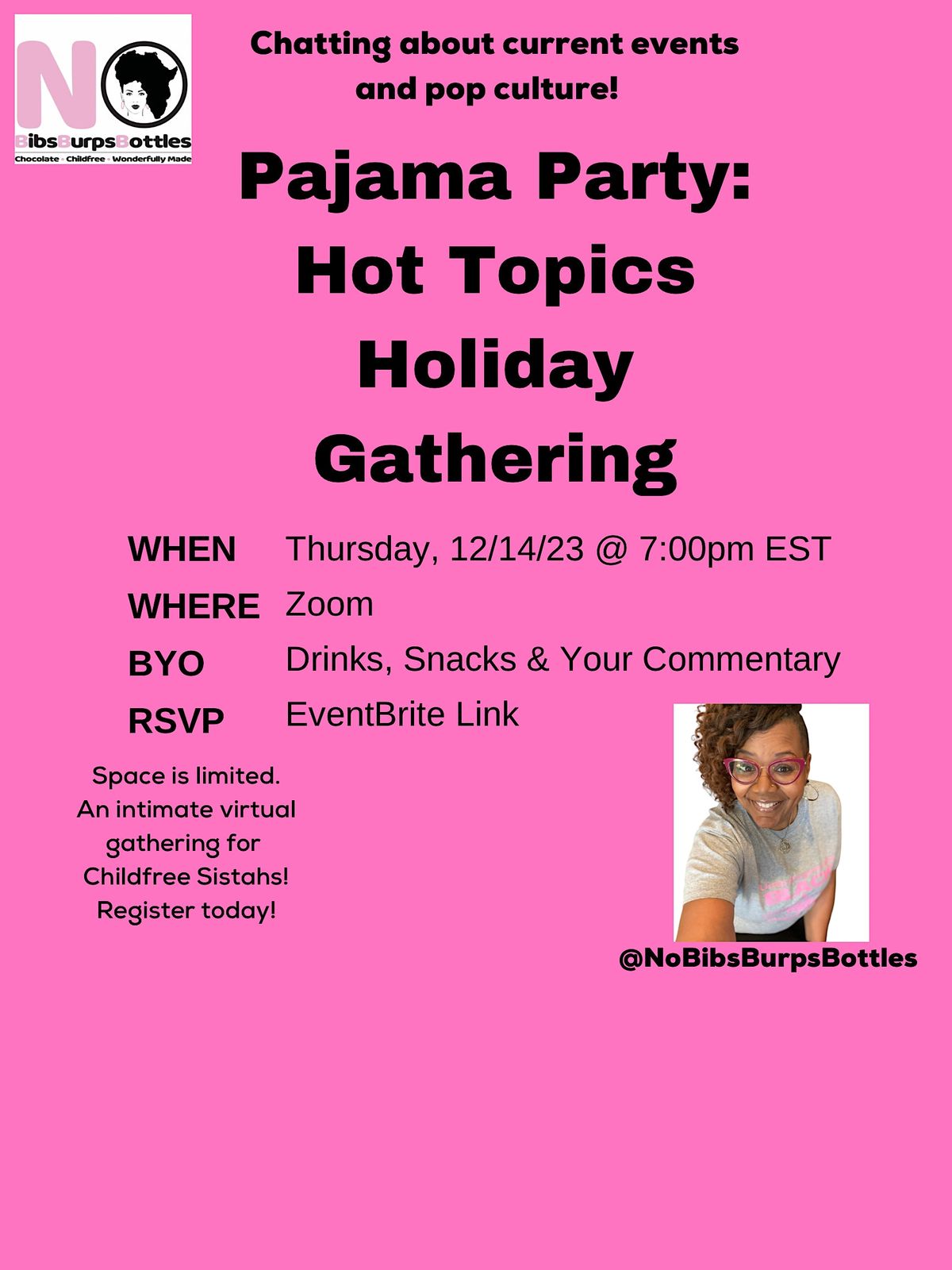 Pajama Party: Hot Topics Holiday Gathering for Childfree Sistahs ...
