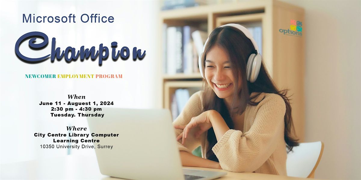 Microsoft Office Champion Training (FREE), Surrey Libraries - City ...