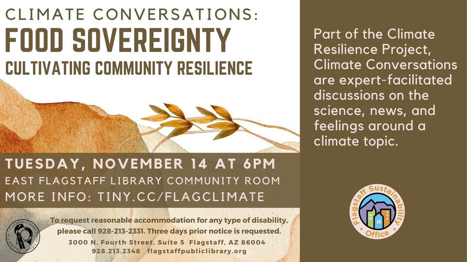 Climate Conversations: Food Sovereignty Cultivating Community ...
