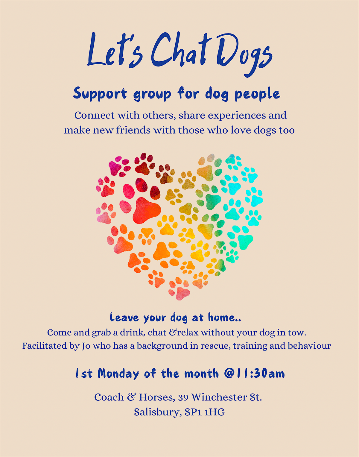 Let’s Chat Dogs - connecting dog lovers together., The Coach & Horses ...
