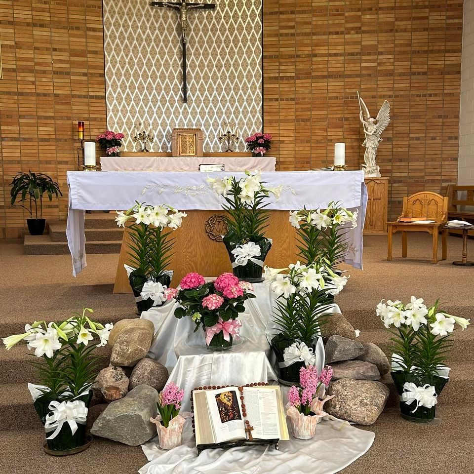 Easter Sunday Mass, N816 Hwy 47/55, Keshena, WI, United States ...