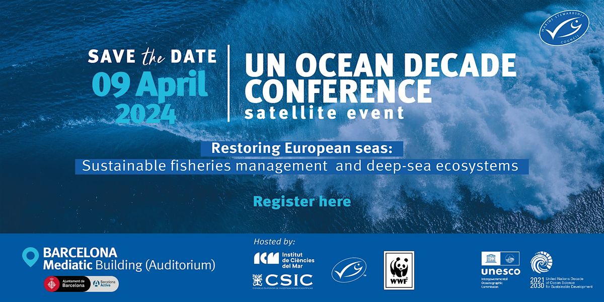 UN OCEAN DECADE CONFERENCE "Restoring European seas", Edificio MediaTIC ...