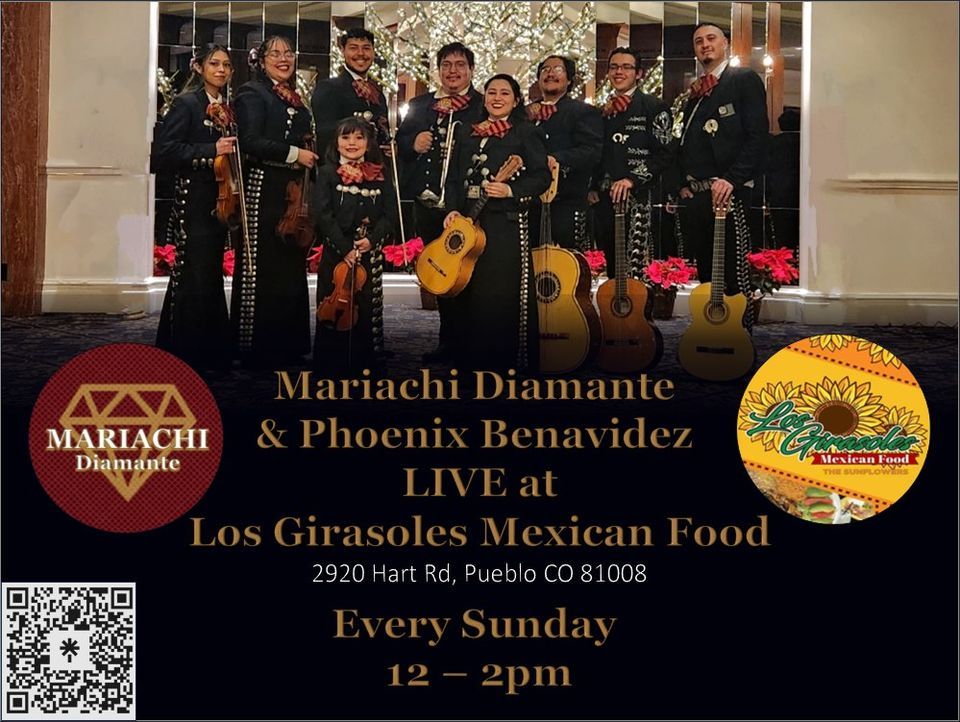 Mariachi Diamante & Phoenix Benavidez LIVE at Los Girasoles Mexican ...
